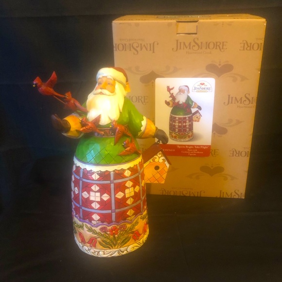 Jim Shore | Holiday | Jim Shore Spirits Bright Take Flight Santa With ...